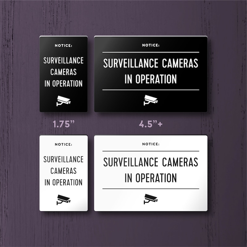 Recording in Progress Sign - Etsy