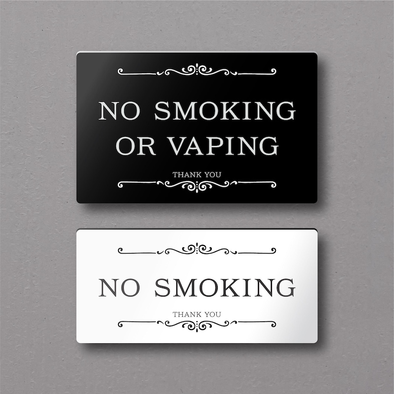 No Vaping Signs - Etsy