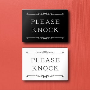 Please Knock - Etsy