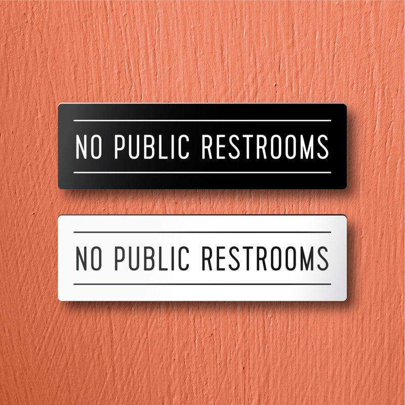 Out of Order Bathroom Sign - Etsy