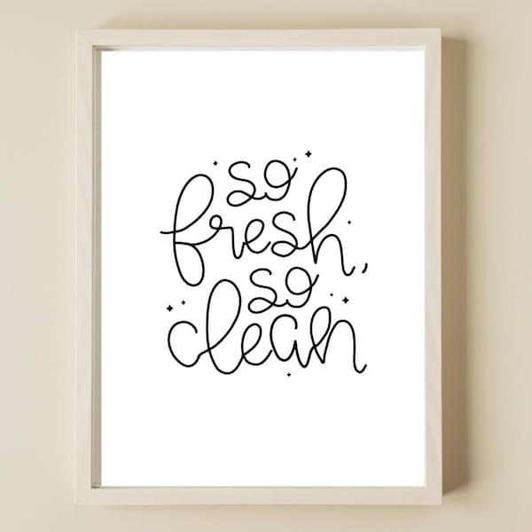 So Fresh so Clean - Etsy