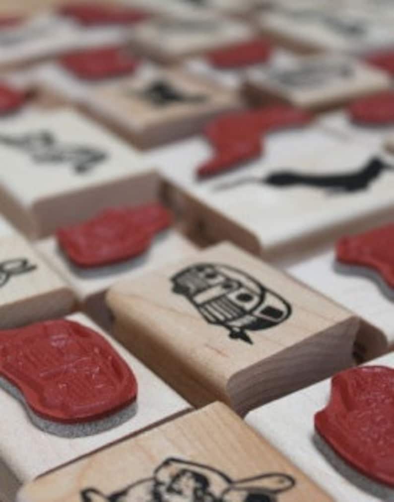 Rustic Log Cabin Rubber Stamp - Etsy