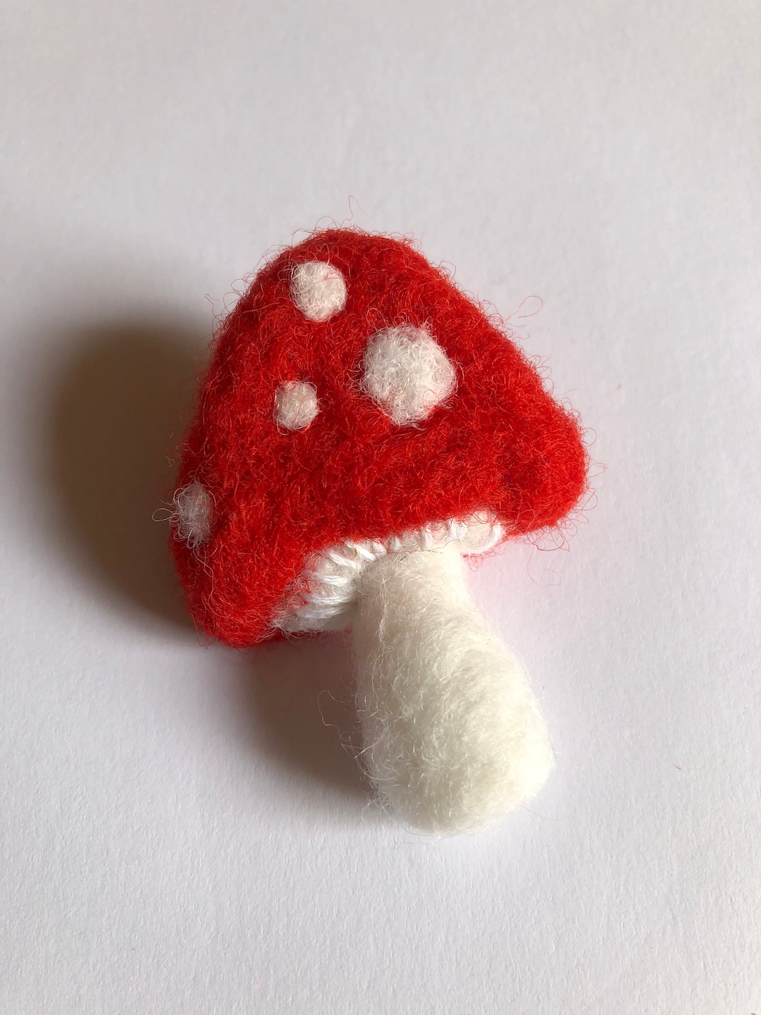 Needle Felted Toadstool Mushroom Autumn Fungi Brooch Pin Badge - Etsy
