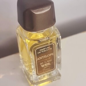 Extremely Rare Vintage 1945 Antilope by Weil Parfum De Toilette, 7ml ...