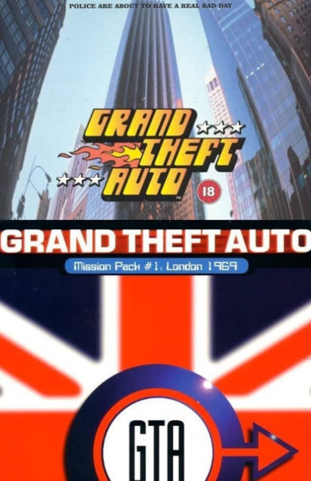 Grand Theft Auto & London 1961 Expansion-pc Game-digital Download-win10 ...