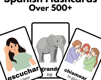 Spanish Verbs (physical Laminated Guide) - Etsy