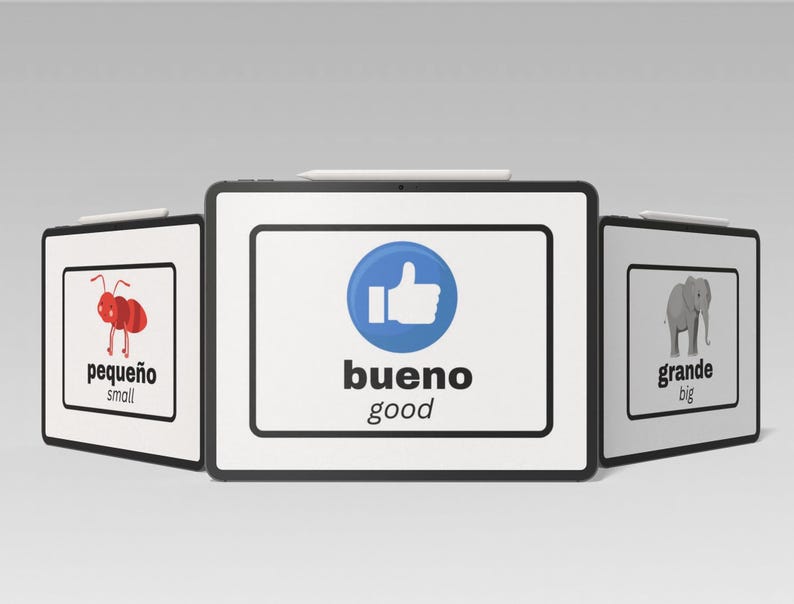Spanish Flashcards (digital) - 500+ Spanish Flashcards - Etsy