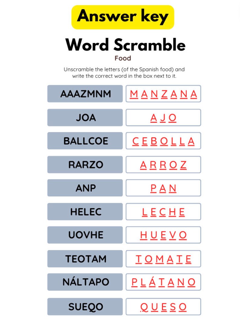 Learning Spanish for Kids (bundle) - Etsy