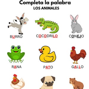 Learning Spanish for Kids (bundle) - Etsy