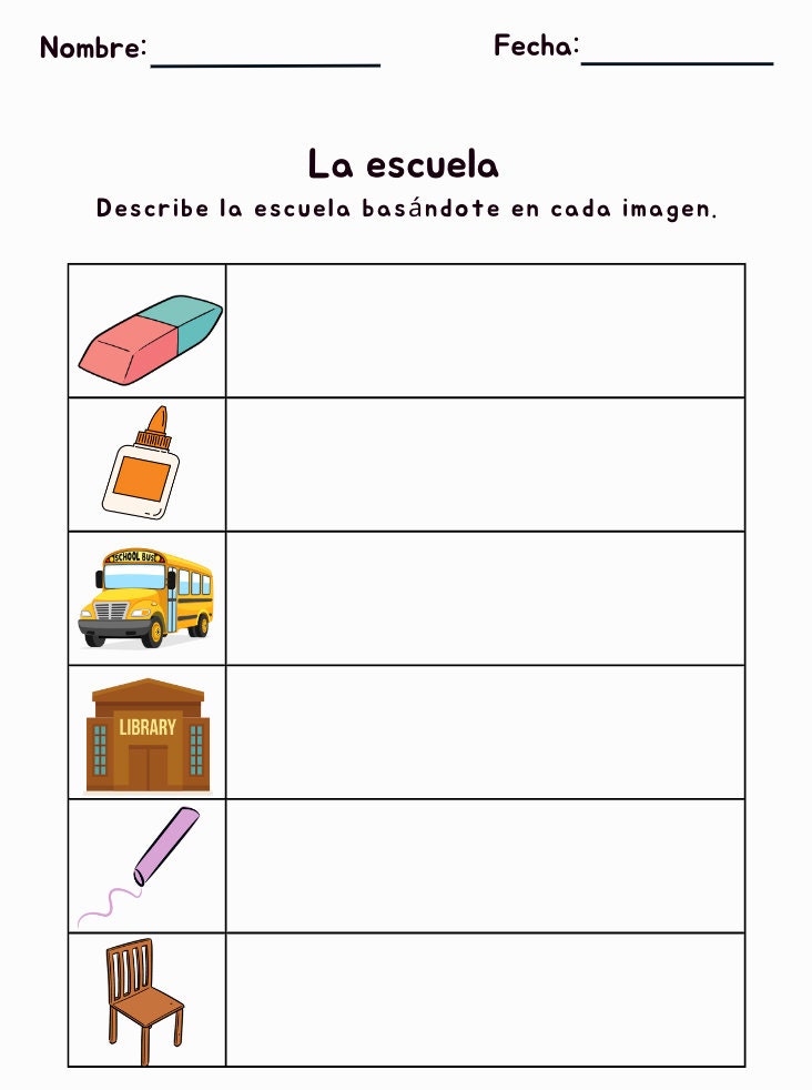 Learning Spanish for Kids (bundle) - Etsy