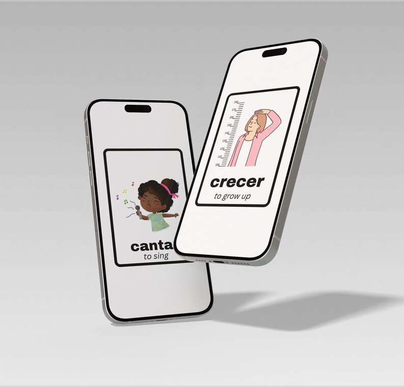 Spanish Flashcards (digital) - 500+ Spanish Flashcards - Etsy