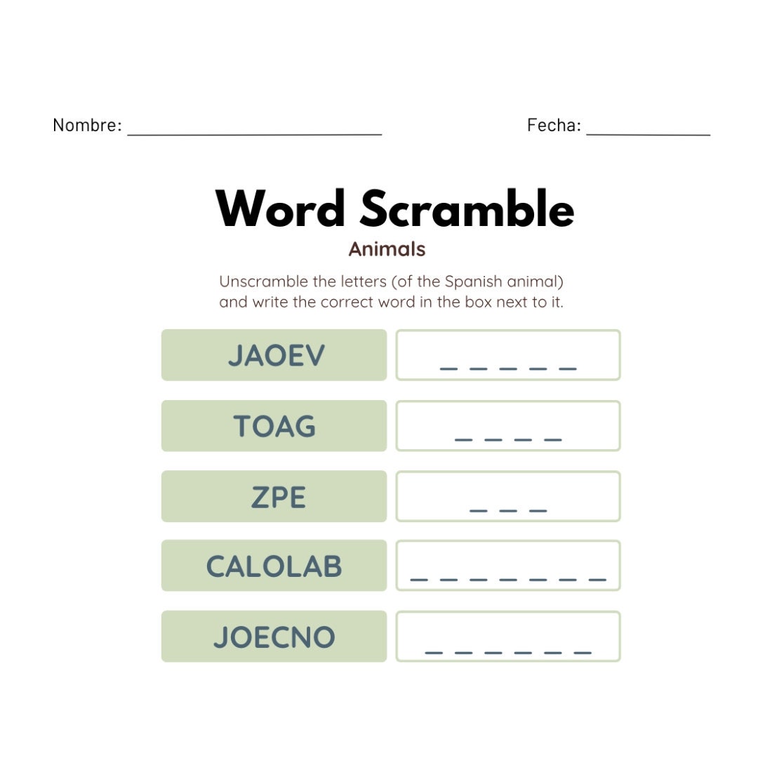 Learning Spanish for Kids (bundle) - Etsy