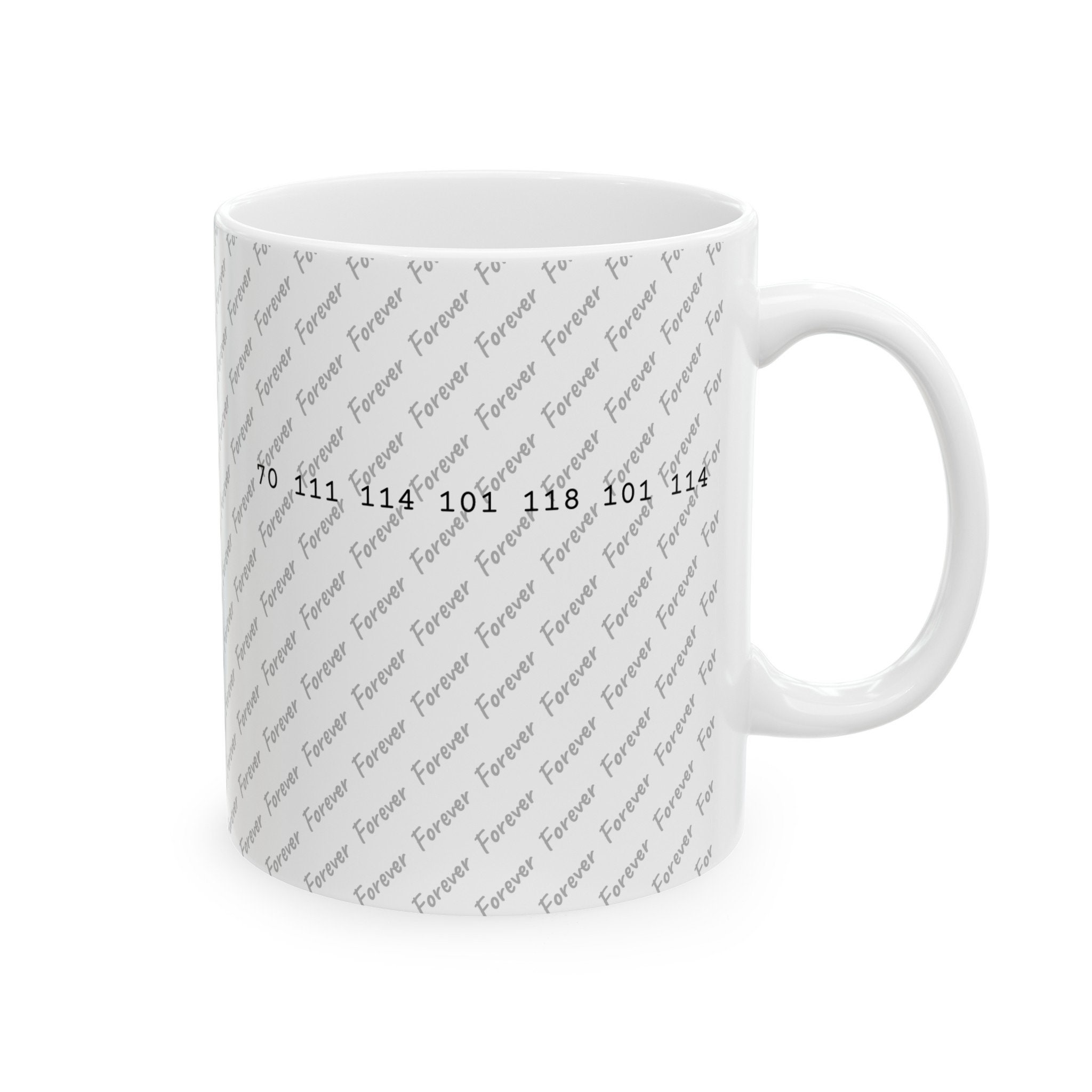 Unique Mug With Ascii Code for Coffee Tea Hot Chocolate . Great Gift or ...