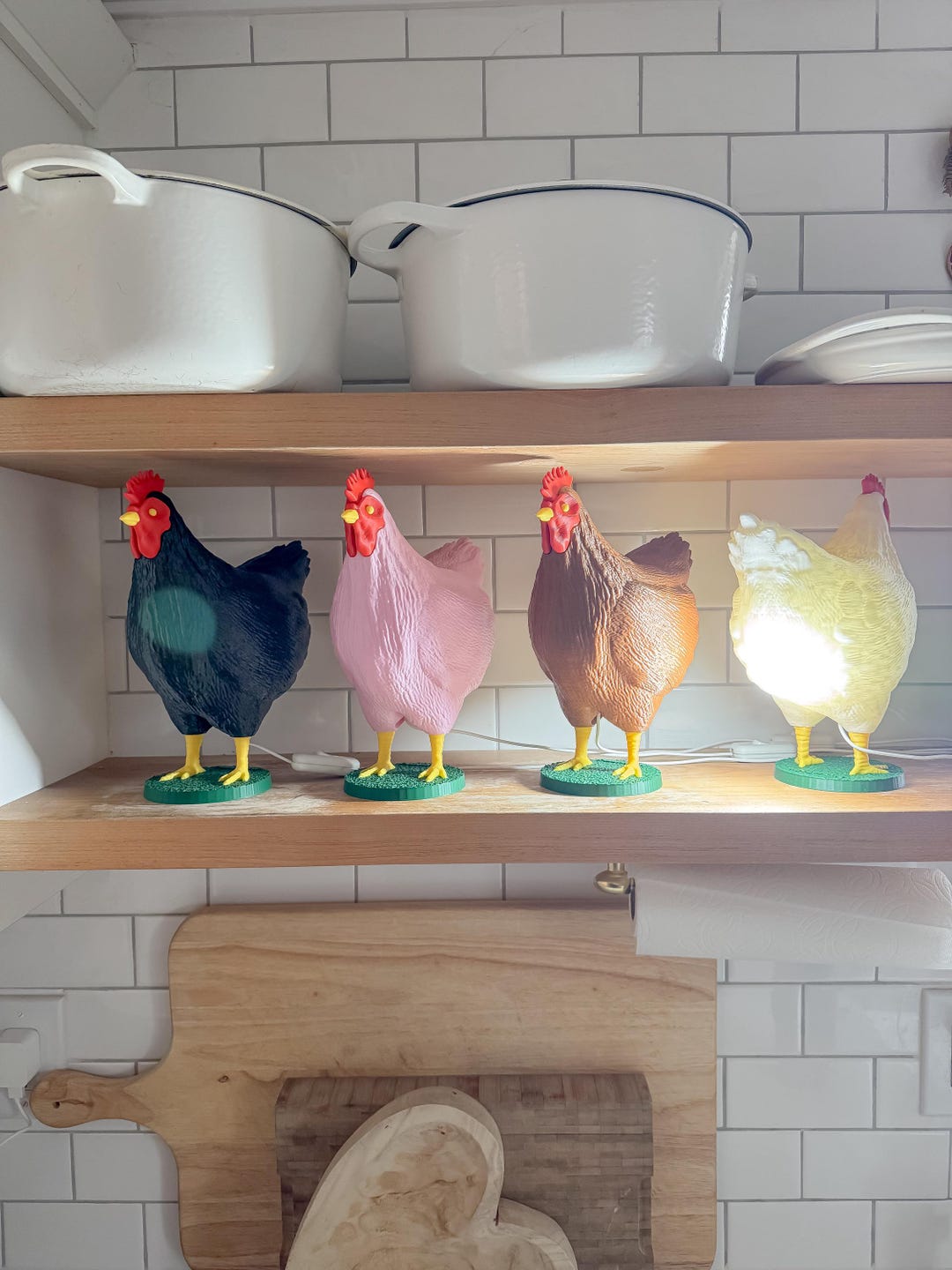Chicken Lamp With Egg - Perfect for Rustic Farmhouse Lighting ...