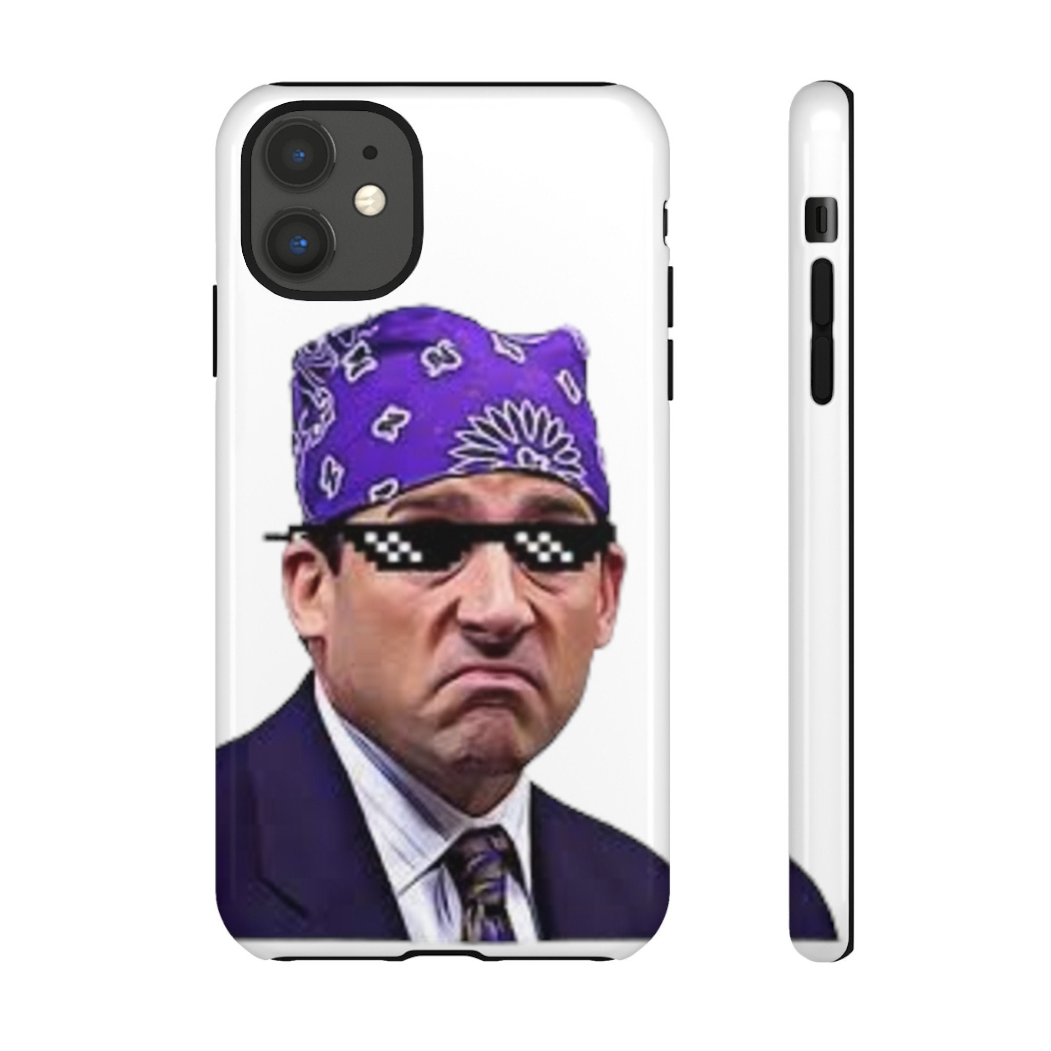 Thug Life Michael Scott the Office Meme Tough Cases - Etsy