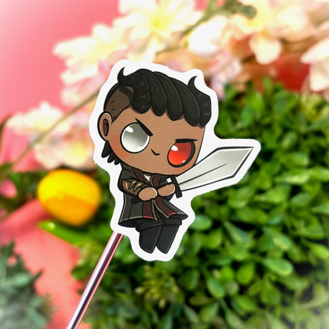 Wyll Baldur's Gate 3 Inspired Sticker (matching BG3 Keychain Available ...