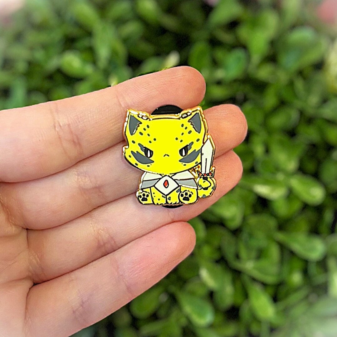 LAE'ZEL Cat Baldur's Gate 3 Inspired Hard Enamel BG3 PIN - Etsy