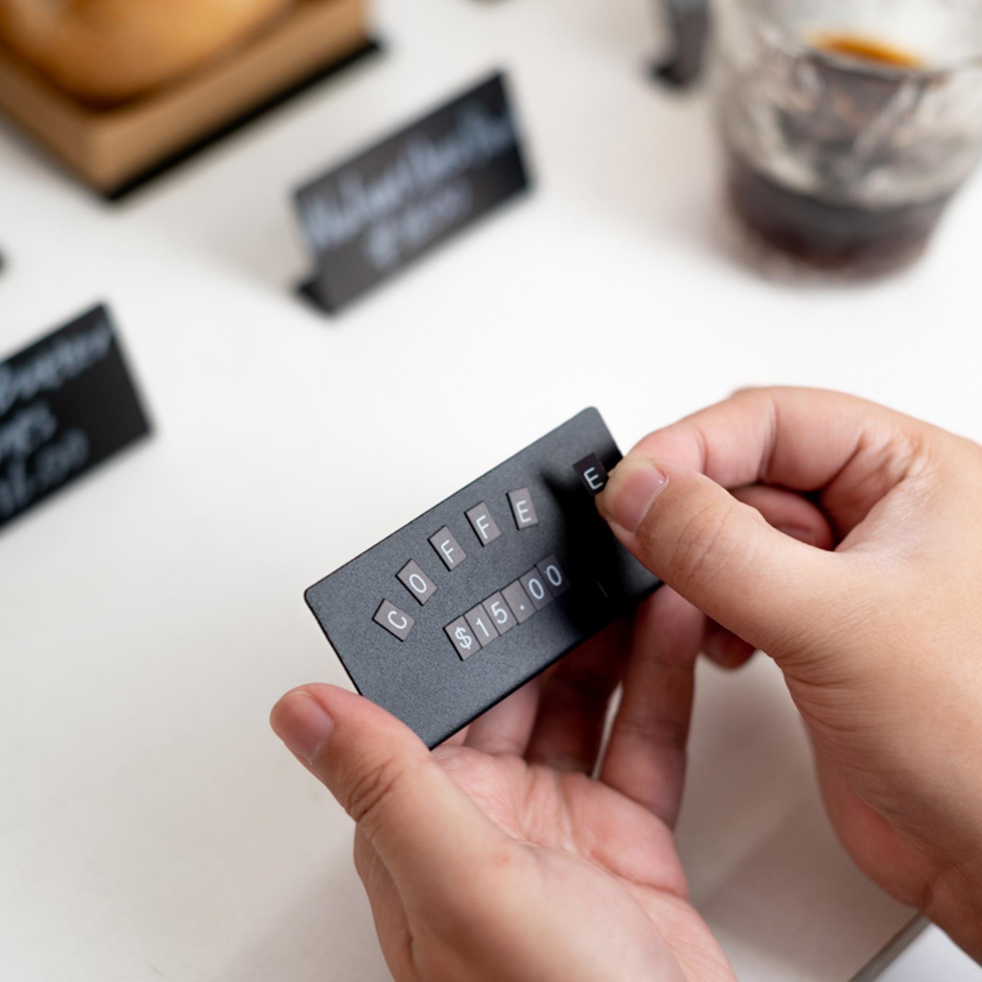 Custom Magnetic Price Tag for Bakeries, Reusable Label Display - Etsy