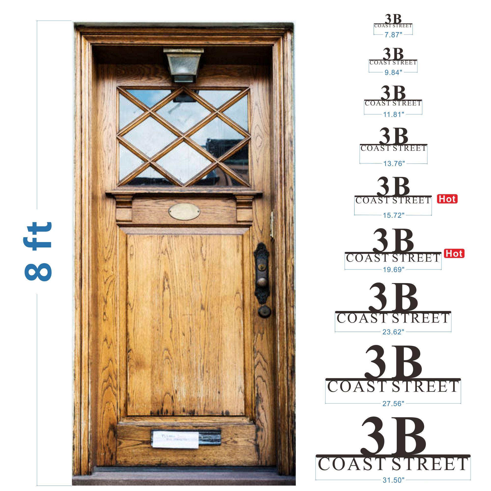 Custom Rustic House Number Sign - Vintage Style, Uncoated, Suitable for ...