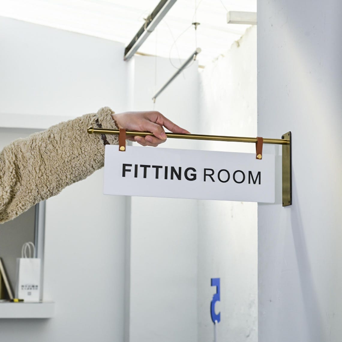 Custom Double-sided Door Sign Bathroom Sign Commercial Room Plaque ...