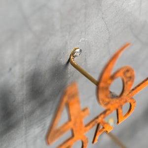 Custom Rustic House Number Sign - Vintage Style, Uncoated, Suitable for ...