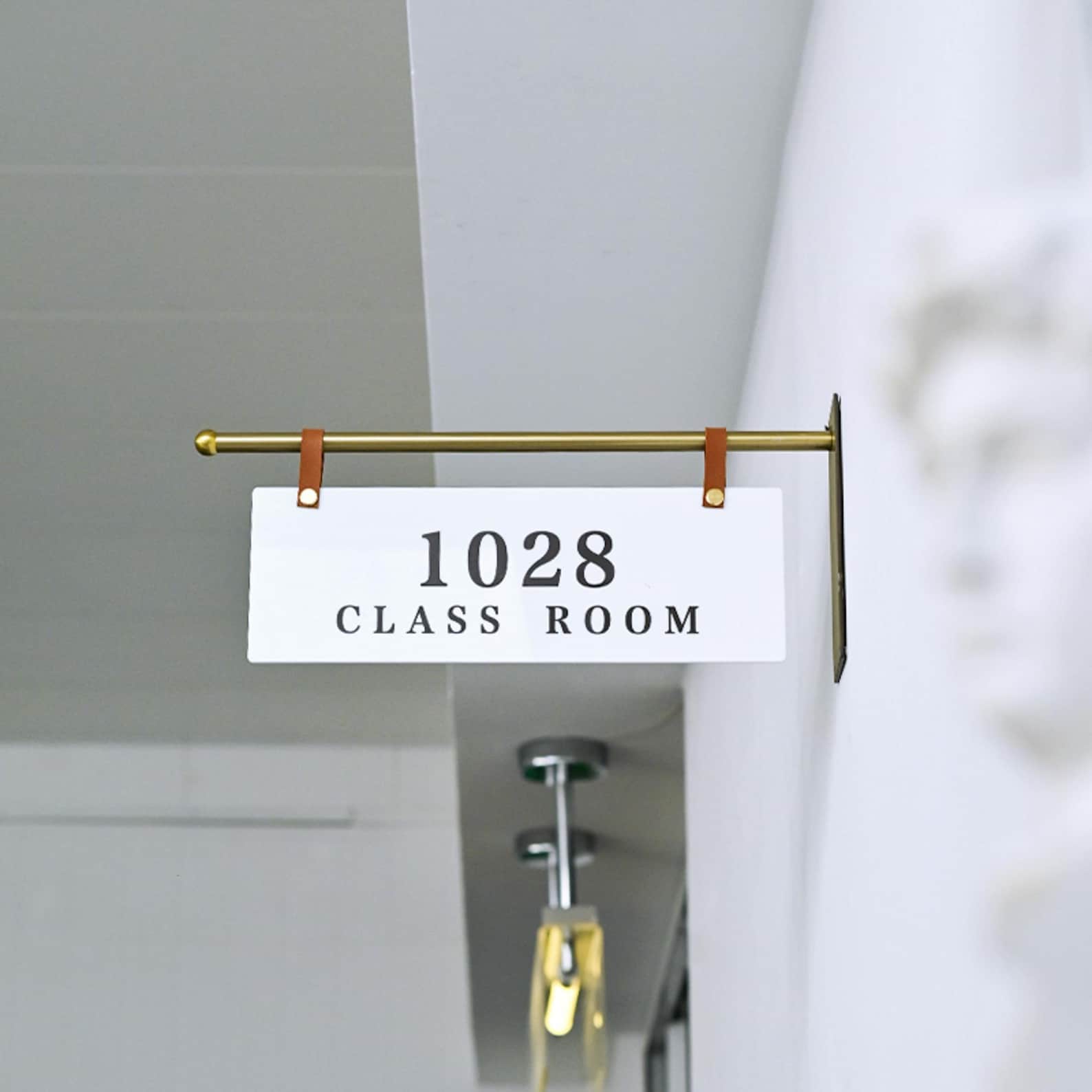 Custom Double-sided Door Sign Bathroom Sign Commercial Room Plaque ...