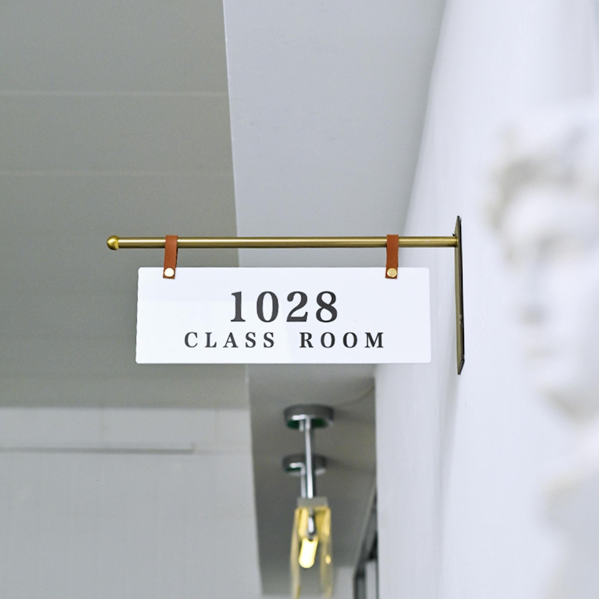 Custom Double-sided Door Sign Bathroom Sign Commercial Room Plaque ...