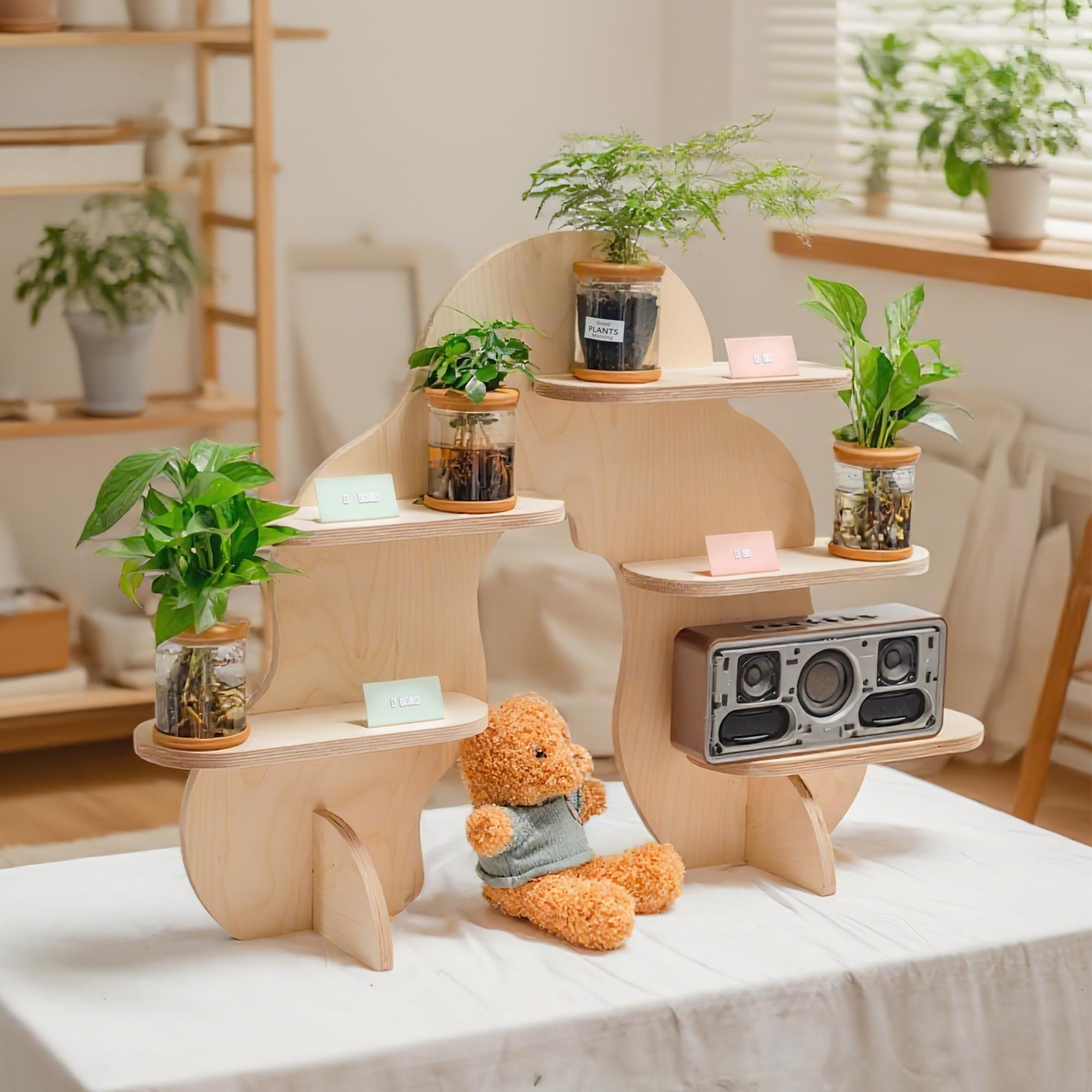 Cloud-shaped Birch Plywood Display Shelf: Craft Fair Decor - Etsy