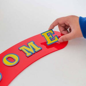 Custom 3D Acrylic Lettering Sign – Personalized Arched Acrylic Plaque ...