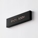 Custom Metal Lacquered Cut-out Door Sign - Reception Room Sign, Modern ...