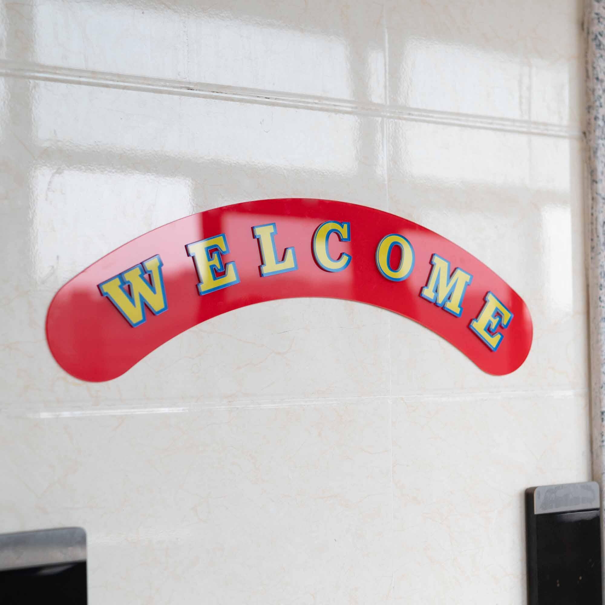 Custom 3D Acrylic Lettering Sign – Personalized Arched Acrylic Plaque ...