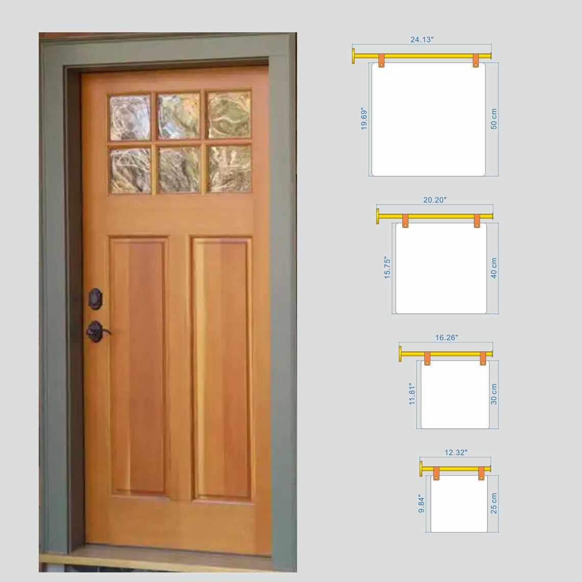 All-metal Side-mounted Sign - Double-sided Display, Powder Coating With ...