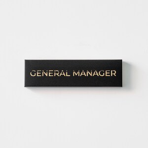 Custom Metal Lacquered Cut-out Door Sign - Reception Room Sign, Modern ...