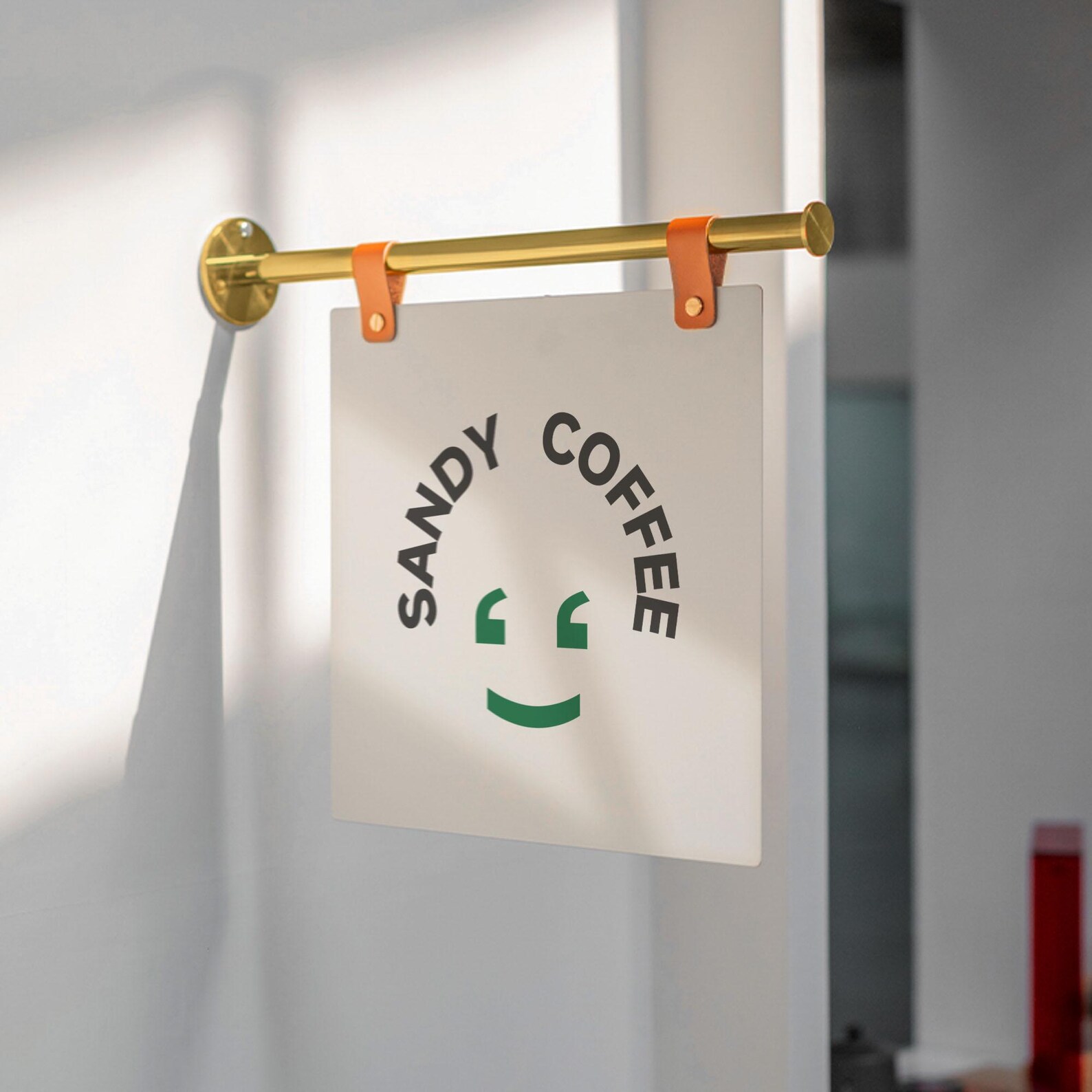 All-metal Side-mounted Sign - Double-sided Display, Powder Coating With ...