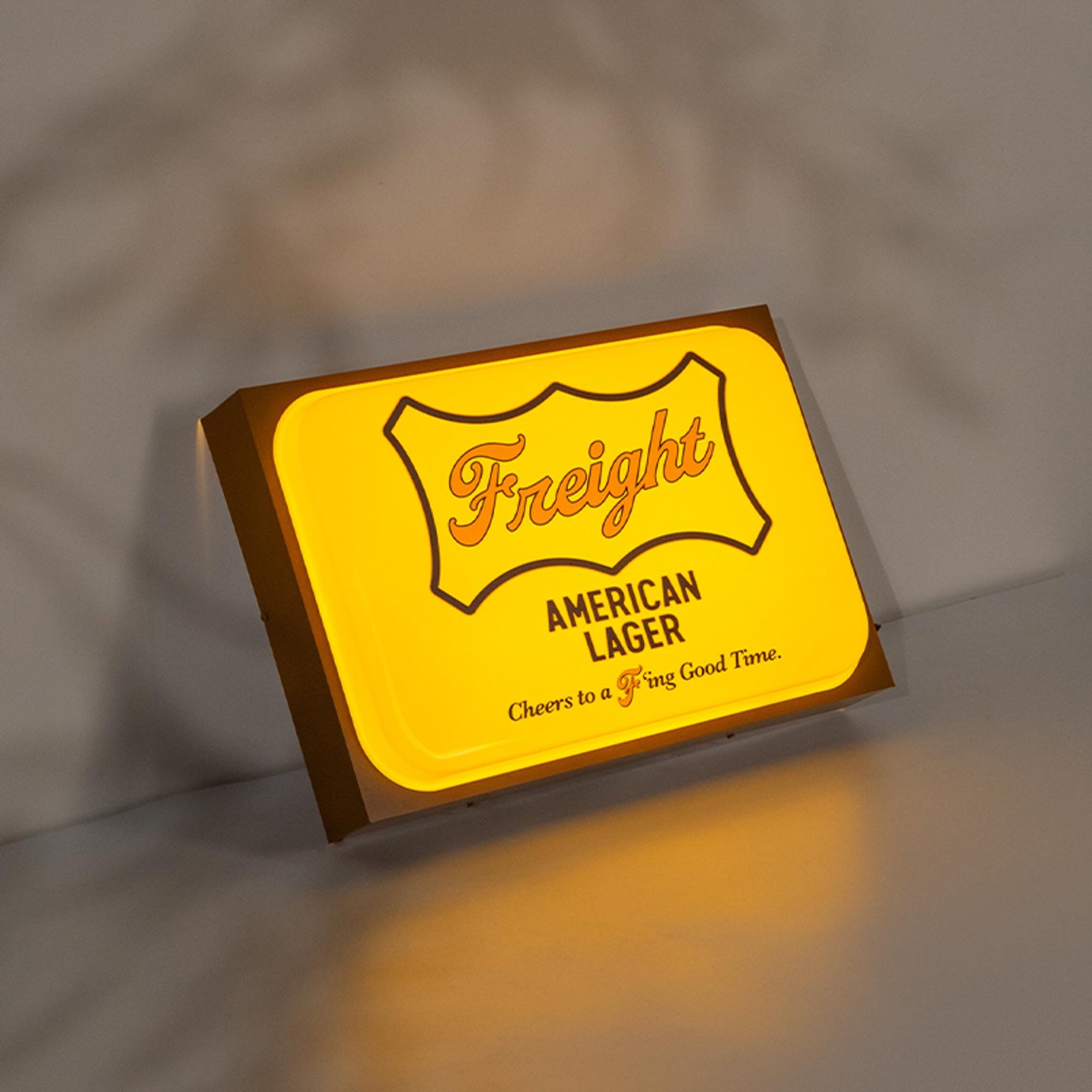 Retro Acrylic Light Box - Metal Frame Custom Illuminated Sign, Shop ...