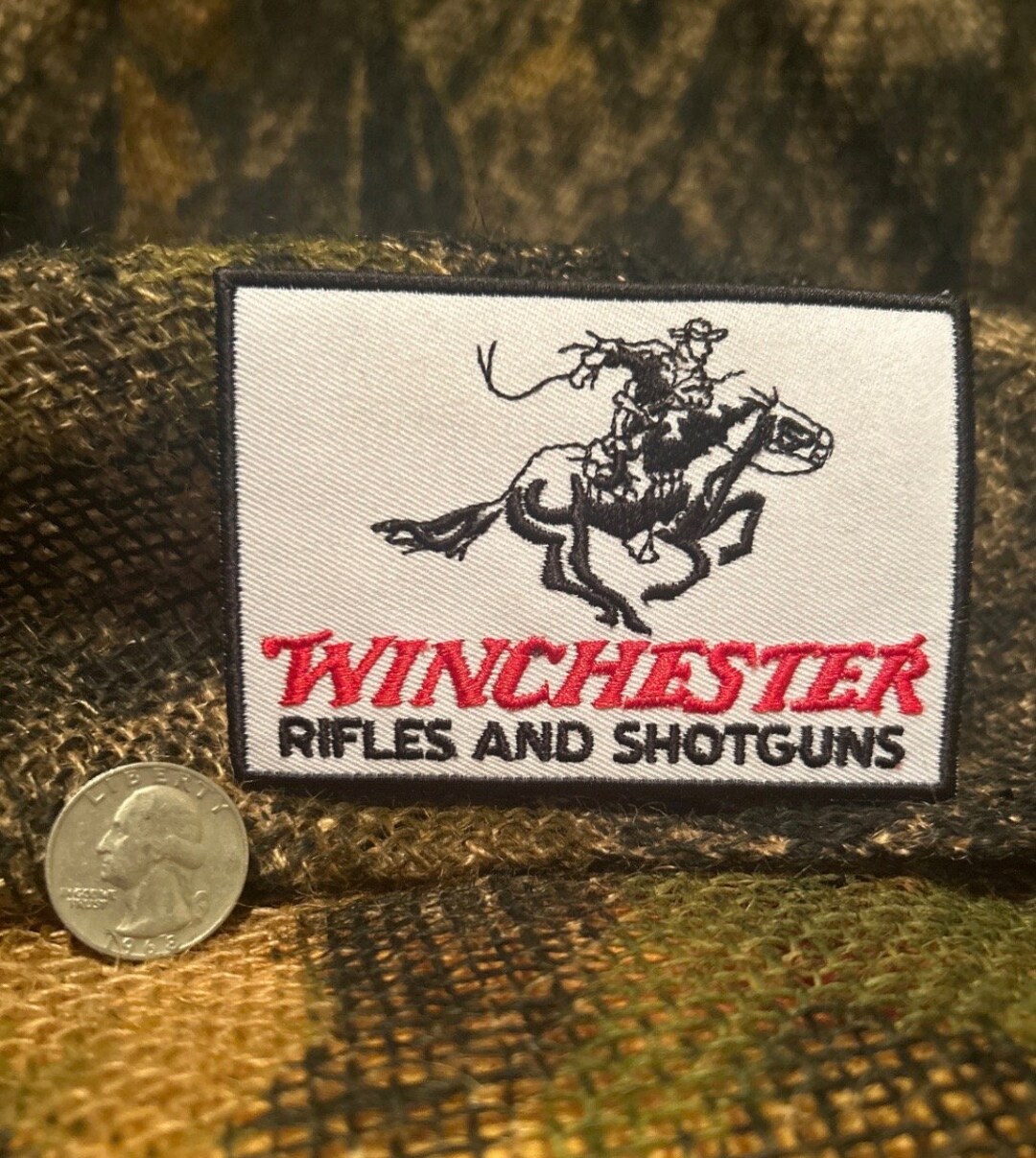 Cowboy White Rifles & Shotguns Retro Vintage Iron on Patch - Etsy
