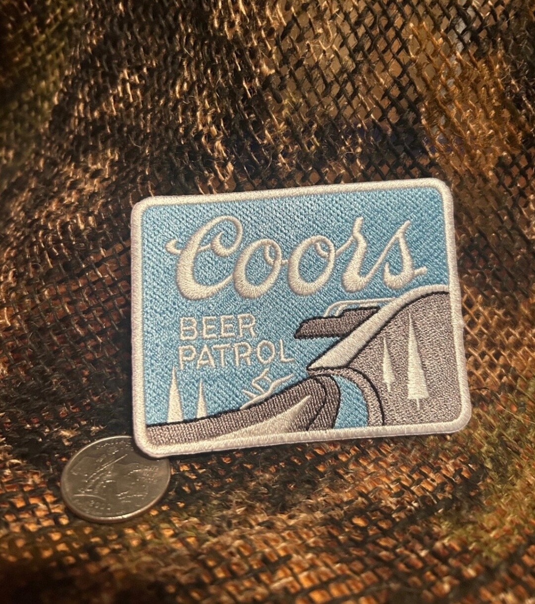 Coors Beer Patrol Retro Iron on Patch - Etsy