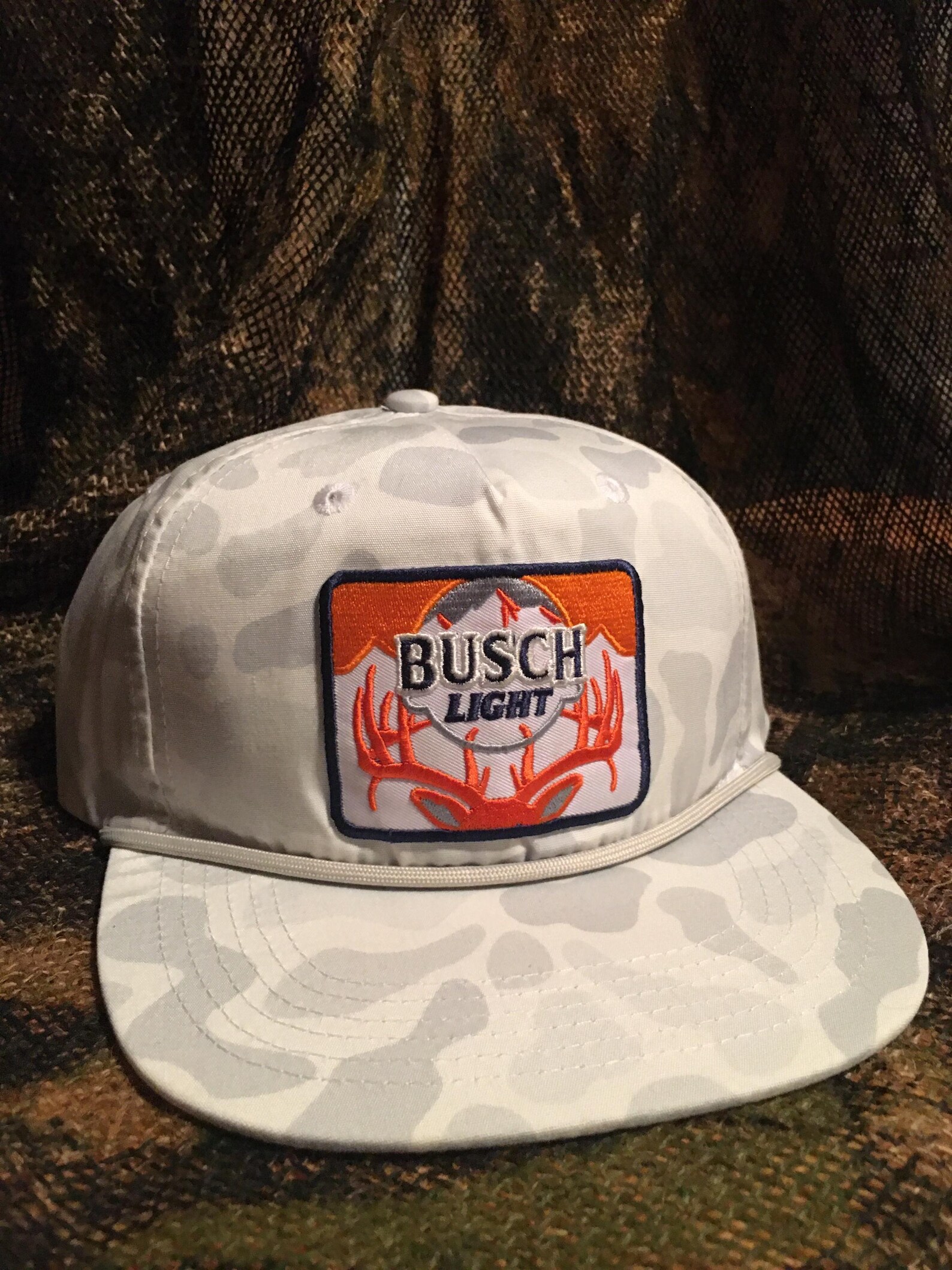 Busch Light Retro Vintage Deer Hunter Camo Snapback Hat - Etsy