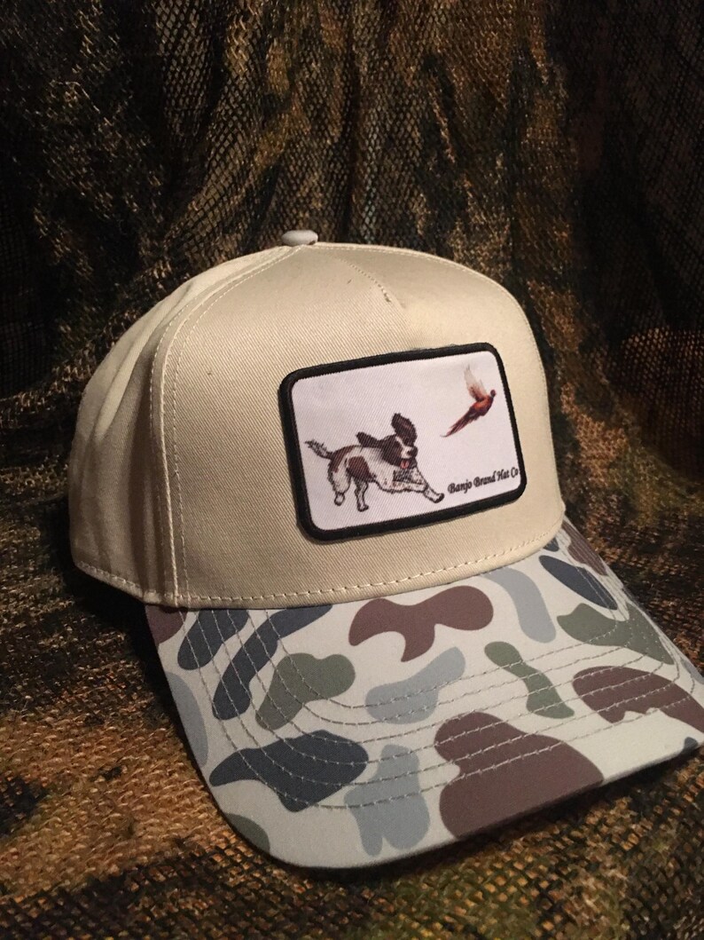 Pheasant Hunting Camo/tan Snapback Hat - Etsy