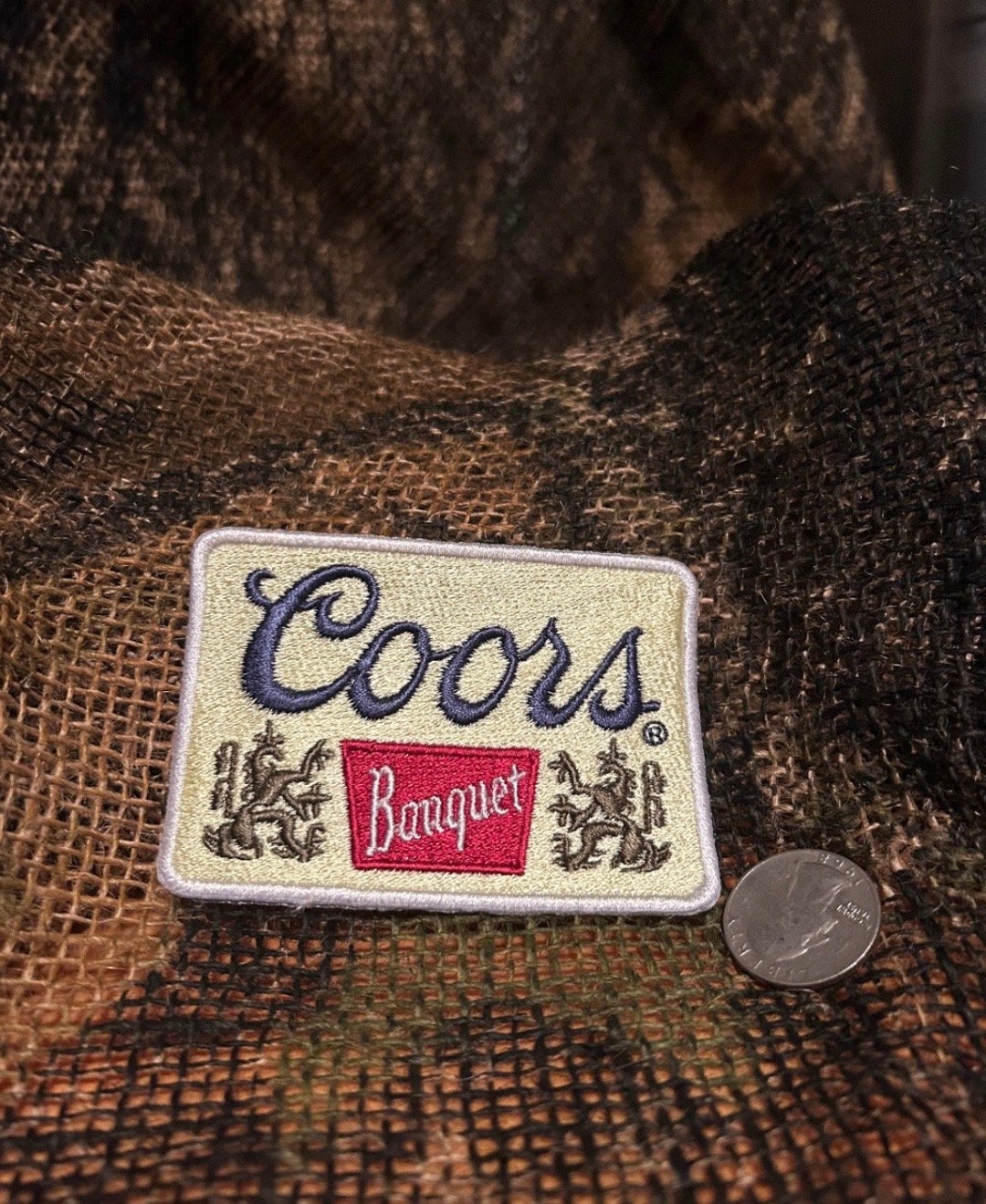 Coors Banquet Retro Iron on Patch - Etsy