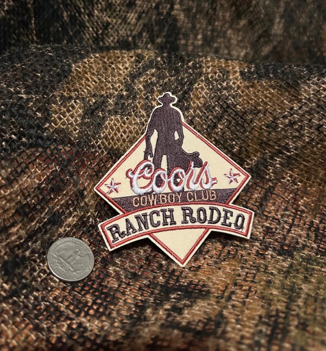 Coors Ranch Rodeo Retro Vintage Iron on Patch - Etsy