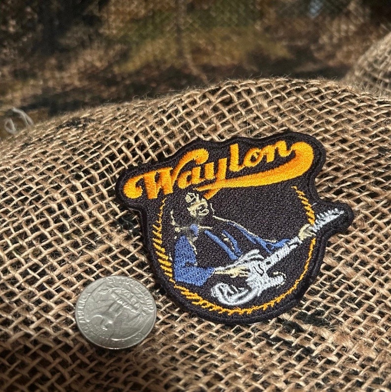 Waylon Jennings Retro Vintage Iron on Patch - Etsy