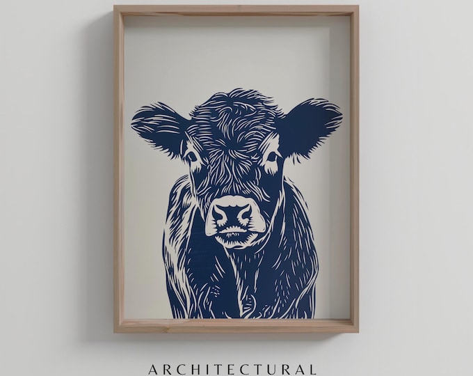 Moon Series 11 Original Linocut Limited Edition - Etsy