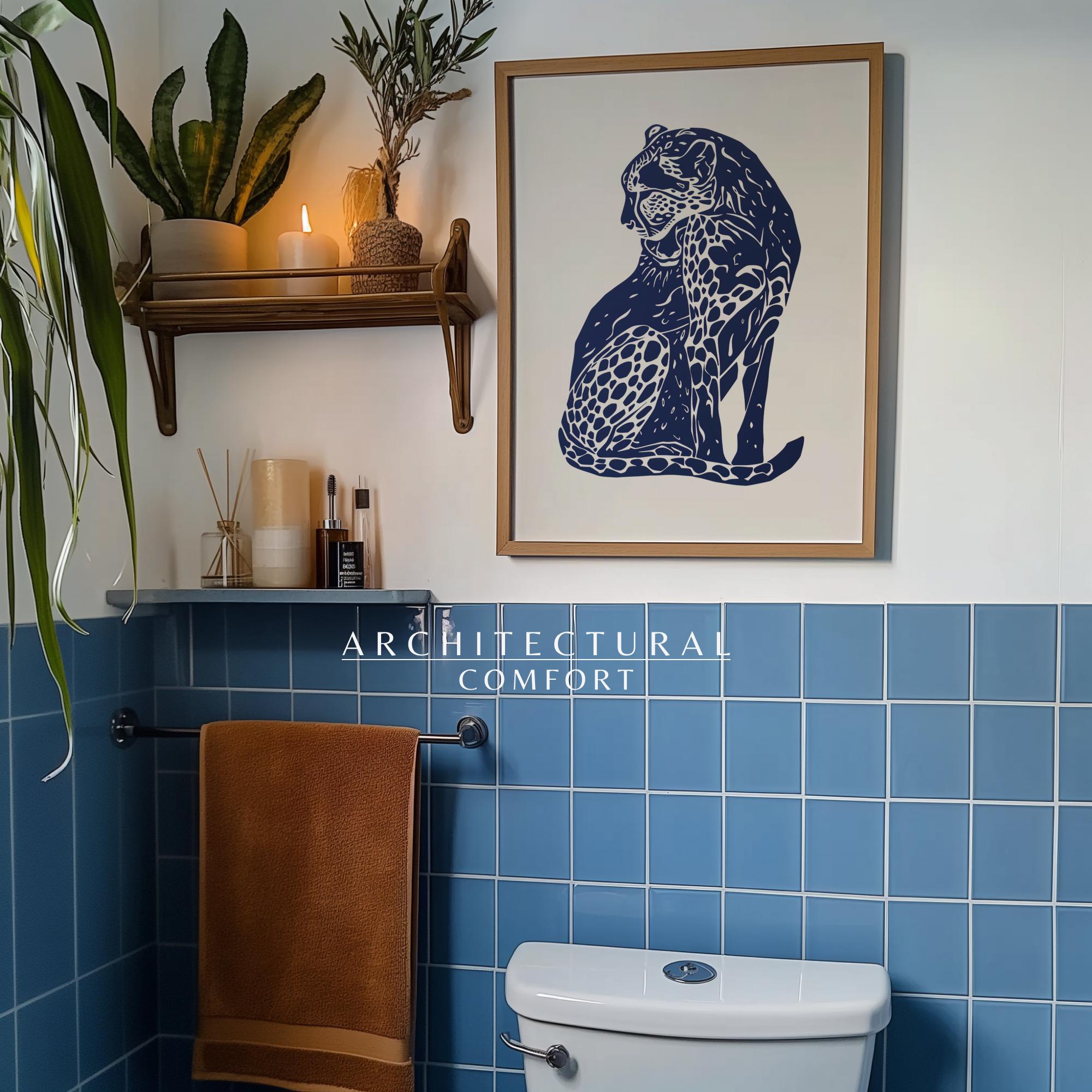 Linocut Cat Print, Cat Poster, Cat Print, Nature Art, Cheetah ...
