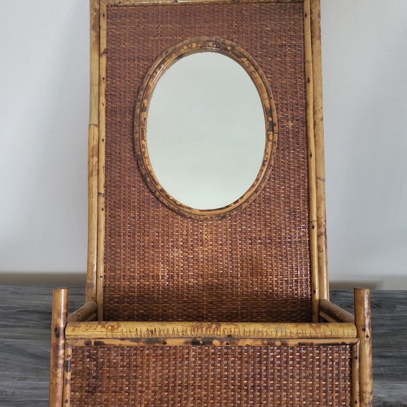 Mirror With Shelf 1970s - Etsy