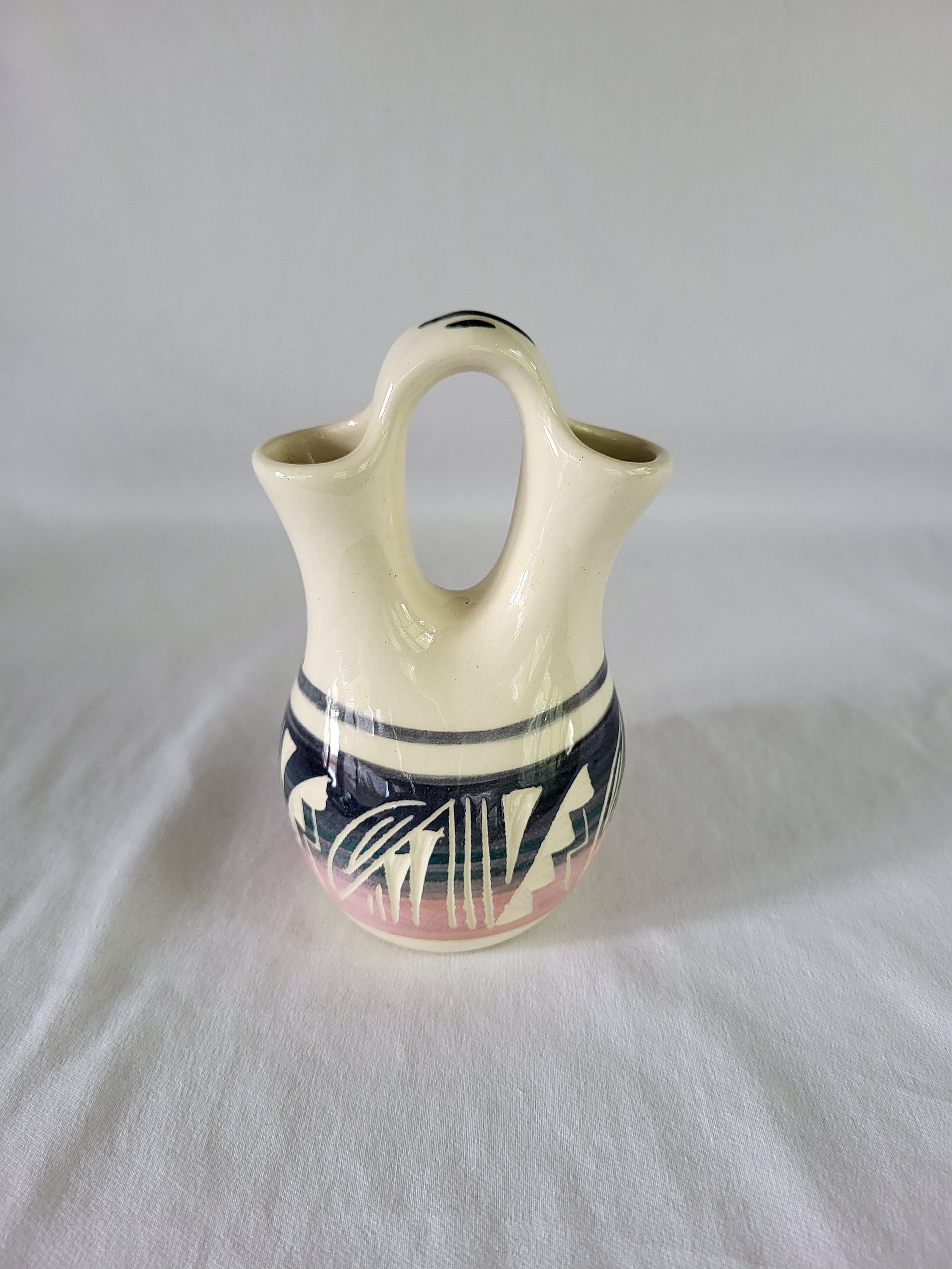 Vintage Navajo Wedding Vase Native American Glazed Pottery USA - Etsy