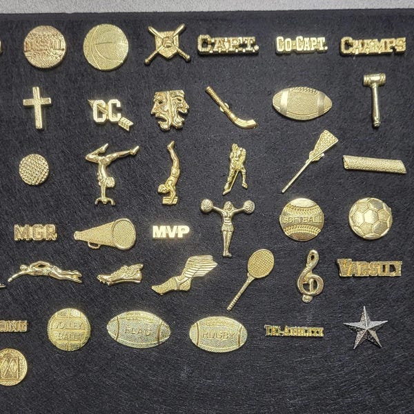 Varsity Patch Pins - Etsy