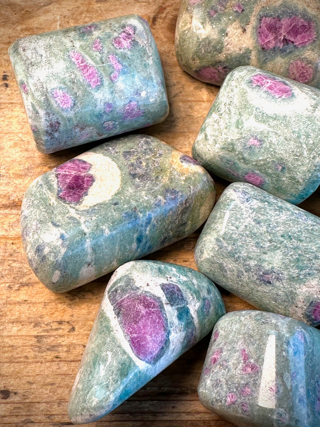 Ruby in Fuchsite Tumble Crystal Heart Chakra Crystal Healing Crystal ...