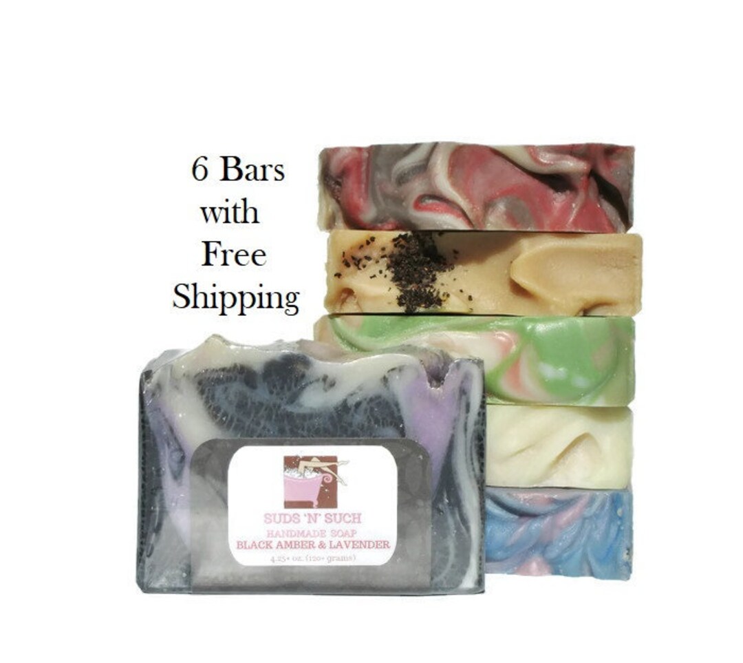 Soap Assortment Variety Pack Full Sized Bars Try 6 Birthday T For