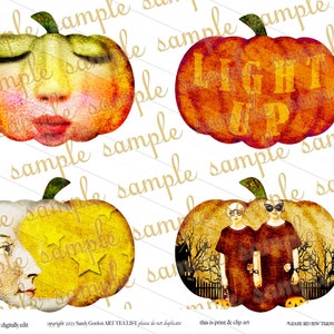 ART TEA LIFE Pumpkin Patch Collection Banner Garland Tags - Etsy